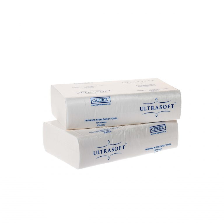 ULTRASOFT Interleaved Hand Towels 24cm x 23cm - Harrison Packaging
